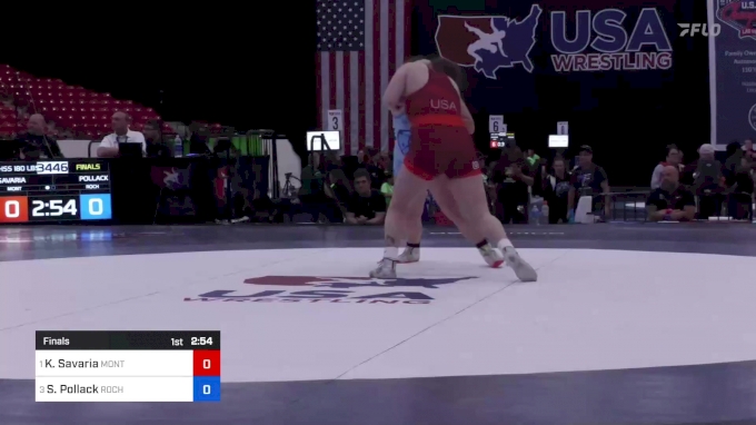 180 lbs Final - Kassidee Savaria, Montana vs Sophie Pollack, Rochester ...