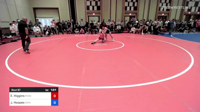145 kg Round Of 32 - Ethan Higgins, Pennsylvania vs Jackson Hoopes ...
