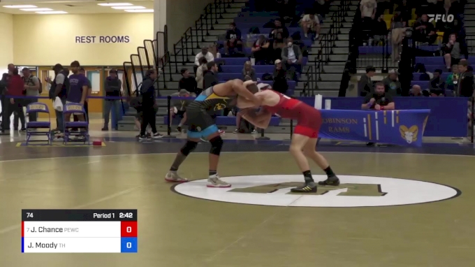 74 lbs Champ. Round 2 - James Chance, Patriot Elite Wrestling Club vs ...