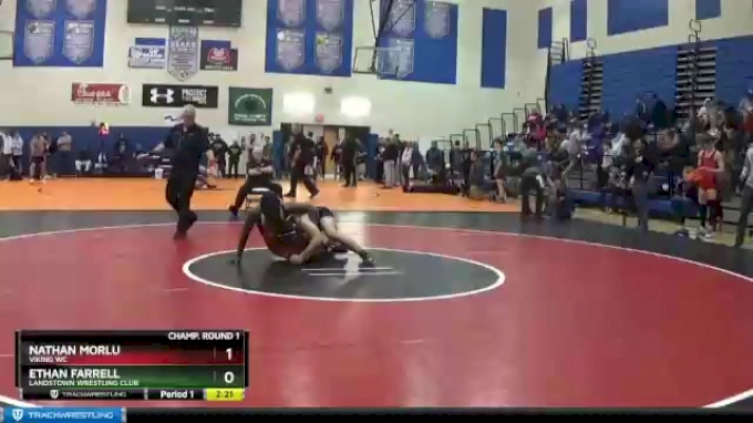 160 lbs Champ. Round 1 - Nathan Morlu, Viking WC vs Ethan Farrell ...