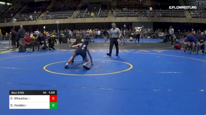 110 lbs Final - Dominic Wheatley, N vs David Hussey, E