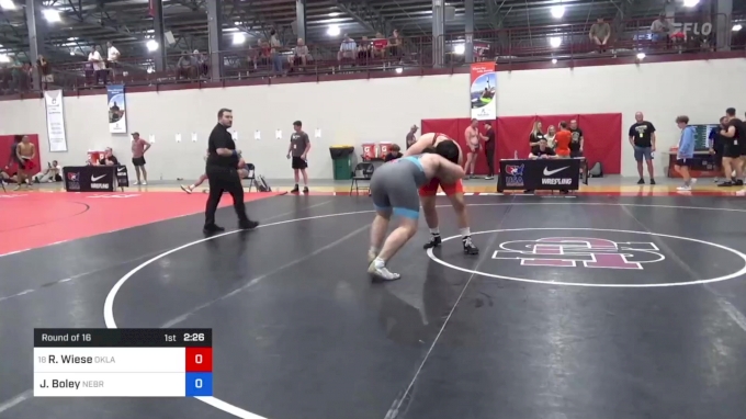 125 kg Round Of 16 - Ryder Wiese, Oklahoma Regional Training Center vs ...