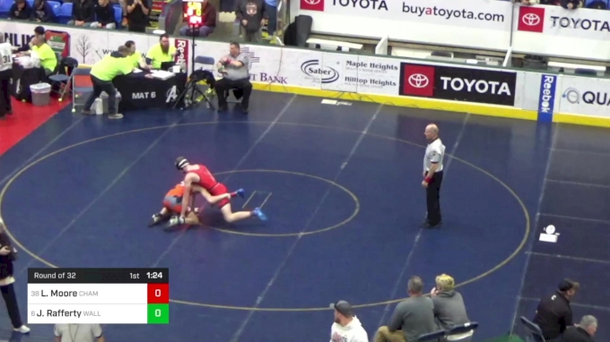 172 lbs Round Of 32 - Leonidas Moore, Chambersburg vs Jake Rafferty ...