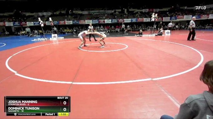 132 lbs Placement (16 Team) - Dominick Tunison, Nazareth vs Joshua ...