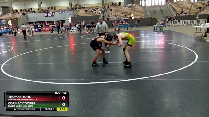 135 lbs Cons. Round 3 - Thomas York, Sumner Co Wrestling Club vs Cormac ...