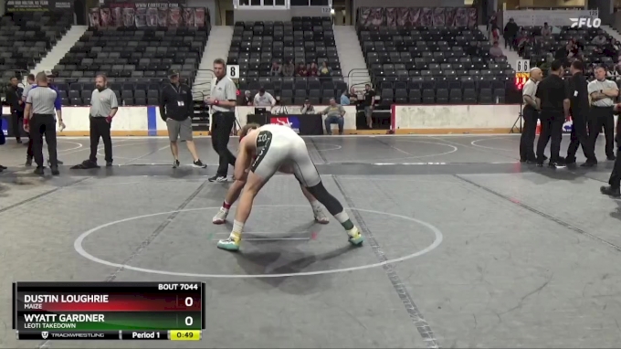 150 lbs Cons. Semi - Wyatt Gardner, Leoti Takedown vs Dustin Loughrie ...