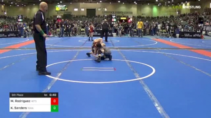 70 lbs 5th Place - Maximus Rodriguez, HotShots Wrestling vs Kellen ...
