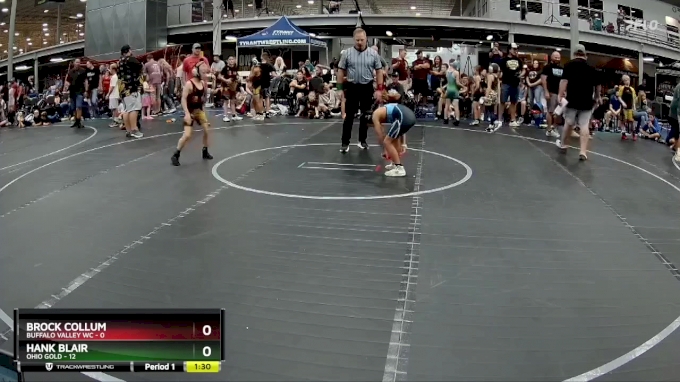 60 lbs Round 5 (8 Team) - Brock Collum, Buffalo Valley WC vs Hank Blair ...