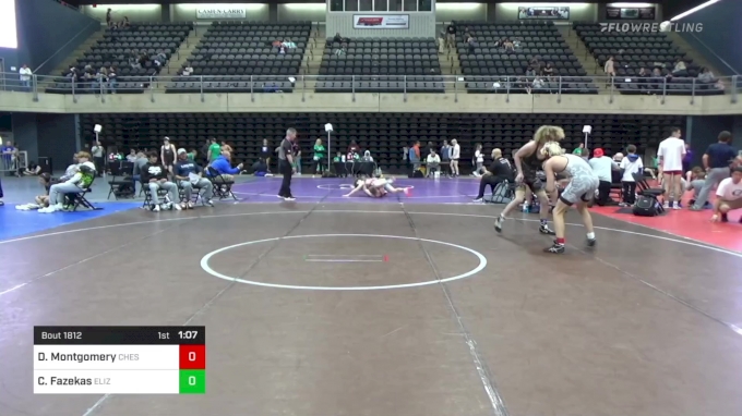 140 lbs Final - Drew Montgomery, Chesapeake Beach vs Corey Fazekas ...