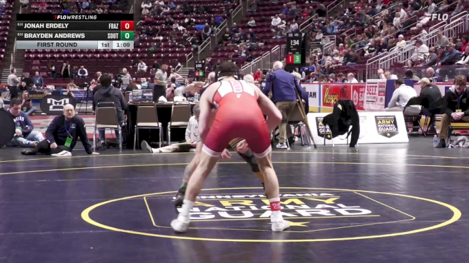 152 lbs First Round - Jonah Erdely, Frazier vs Brayden Andrews ...