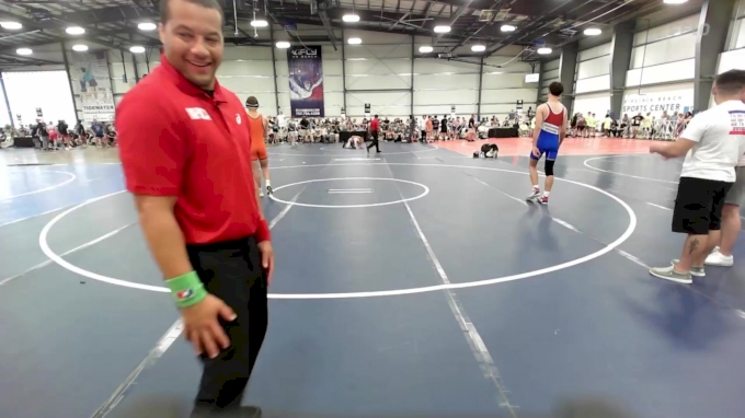 145 lbs Rr Rnd 2 - Alex Kay, OBWC Bazooka Blue vs Isaac Kuhn, Team Iron ...