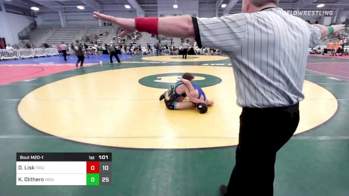 160 lbs Rr Rnd 1 - David Lisk, Triumph Maize vs Kody Glithero, High Rollers