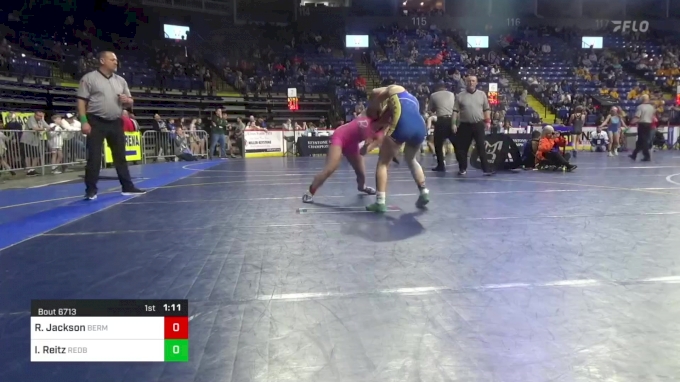 115 lbs Semifinal - Riley Jackson, Bermudian Springs vs Iris Reitz ...