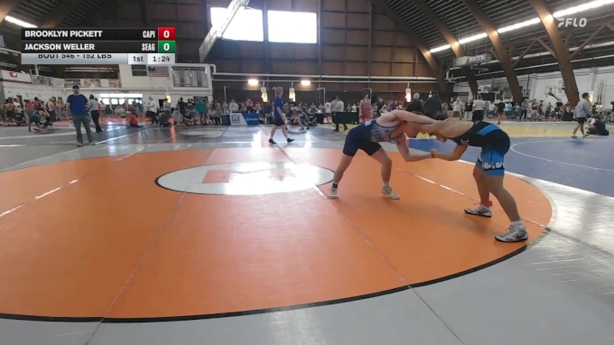 152 lbs Semifinal - Brooklyn Pickett, Capital Wrestling Club vs Jackson ...