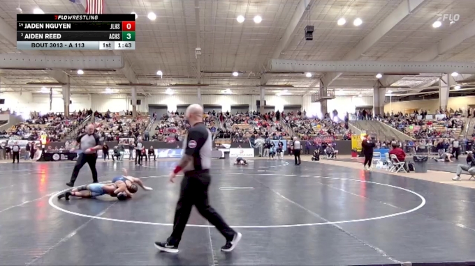 A 113 lbs Champ. Round 1 - Aiden Reed, Anderson Co. High School vs ...