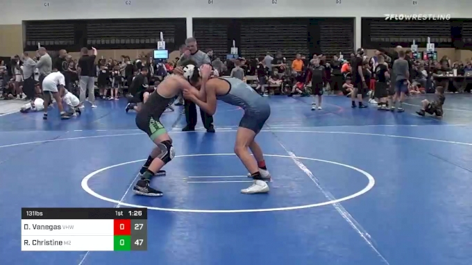 131 lbs Prelims - Dylan Vanegas, Vougar's Honors ES vs Reece Christine ...