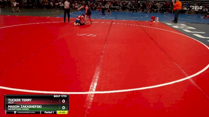 95 lbs Semifinal - Tucker Terry, Hills vs Mason Zakashefski, Watertown ...