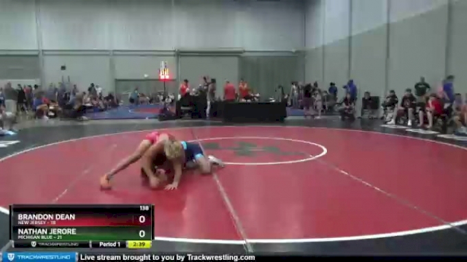 138 lbs Quarters & 1st Wb (16 Team) - Brandon Dean, New Jersey vs ...