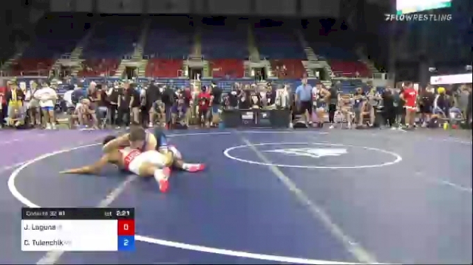 182 lbs Consi Of 32 #1 - Jose Laguna, Idaho vs Connor Tulenchik, Minnesota