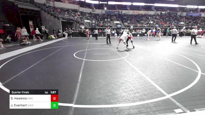 122 lbs Quarterfinal - Gabriel Hawkins, MoWest Championship Wrestling ...