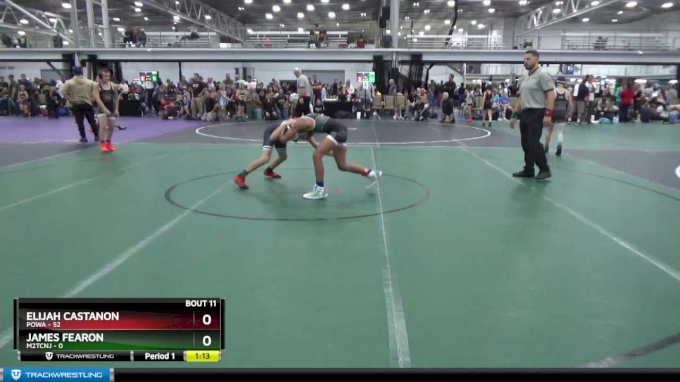 88 lbs Round 3 (10 Team) - Elijah Castanon, POWA vs James Fearon, M2TCNJ