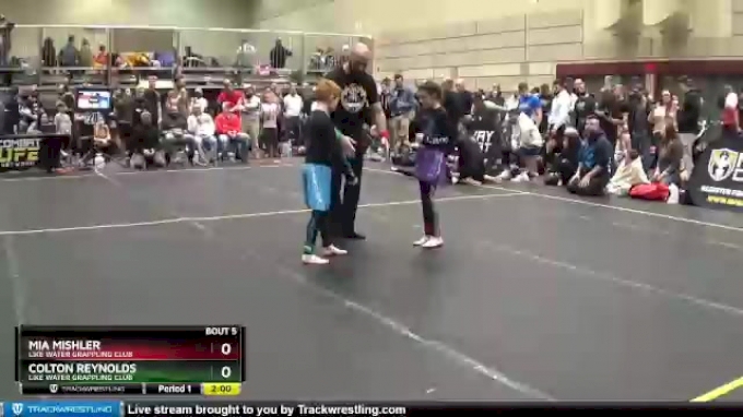 70 lbs Round 1 - Mia Mishler, Like Water Grappling Club vs Colton ...