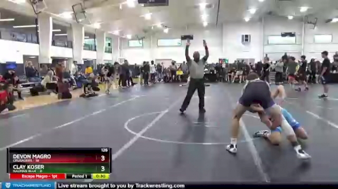 152 lbs Round 1 (4 Team) - Owen McMullen, Crusaders vs Dom Parker ...