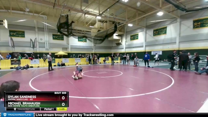 90 lbs 2nd Place Match - Michael Brahaugh, Bon Homme Youth Wrestling vs ...