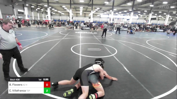 156 lbs Consi Of 8 #1 - Brett Flowers, AZ Heat WC vs Christian ...