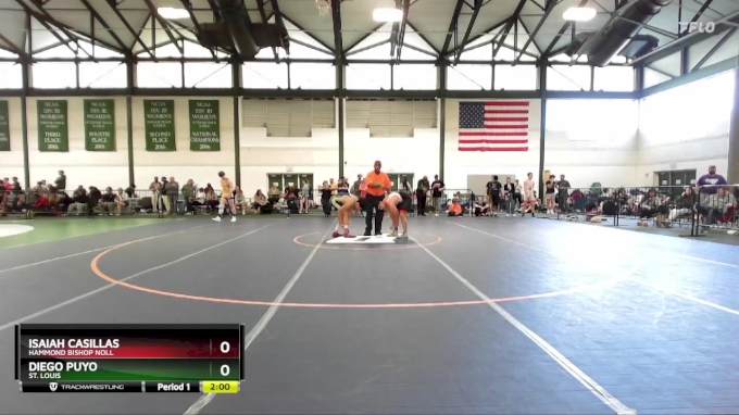 137-152 lbs Champ. Round 1 - Isaiah Casillas, Hammond Bishop Noll vs ...