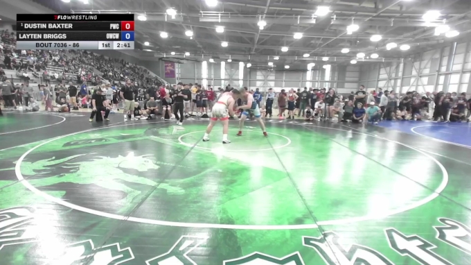 86 lbs Semis - Dustin Baxter, Punisher Wrestling Company vs Layten ...