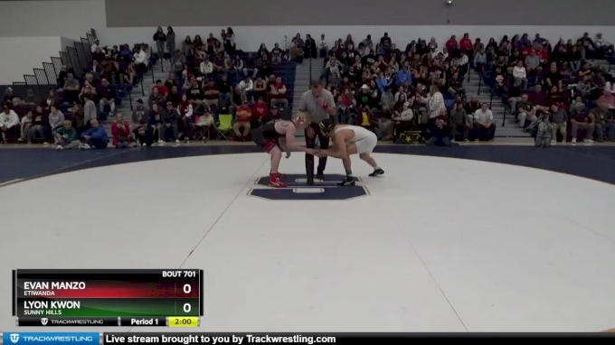 165 lbs Semifinal - Evan Manzo, Etiwanda vs Lyon Kwon, Sunny Hills