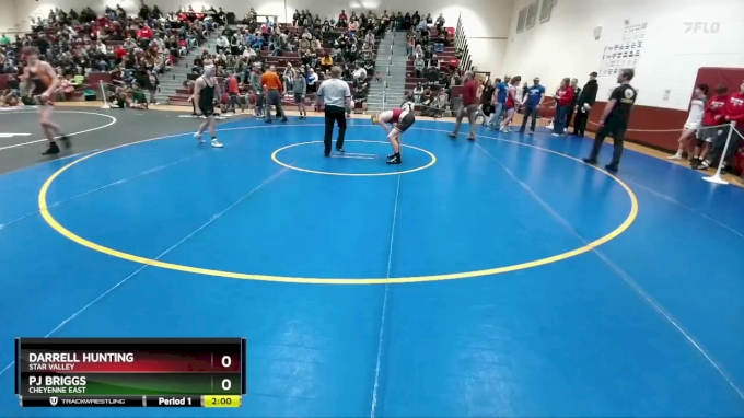 138 lbs Champ. Round 2 - Pj Briggs, Cheyenne East vs Darrell Hunting, Star Valley