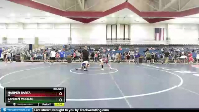 92 lbs Round 1 - Harper Barta, IN vs Landen McCrae, IN