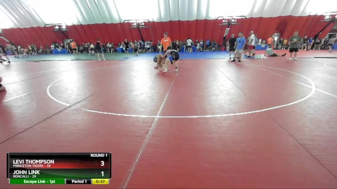 129-131 lbs Round 1 - Levi Thompson, Princeton Tigers vs John Link ...