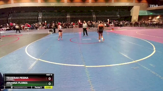 120 lbs Champ. Round 2 - Arianna Flores, Culver vs Tesserah Pesina ...