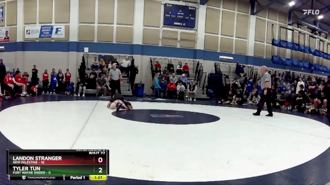 113 lbs Semis & Wb (16 Team) - Landon Stranger, New Palestine vs Tyler ...