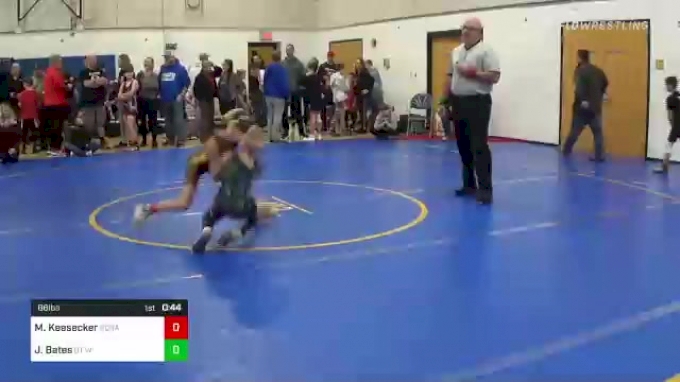 66 lbs Round Of 16 - Mason Keesecker, Scraper vs Jordan Bates, GT Wrestling