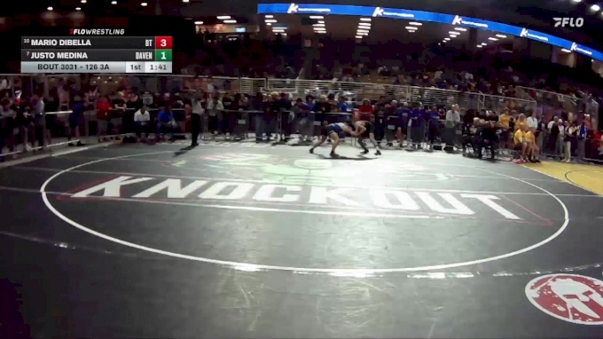 126 3A Champ. Round 1 - Justo Medina, Davenport vs Mario DiBella ...