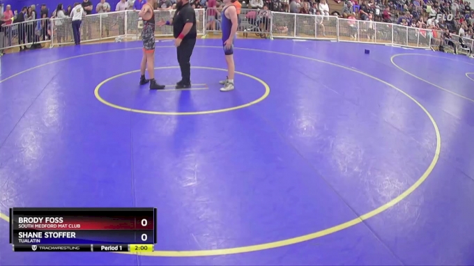 150 lbs Quarterfinal - Brody Foss, SOUTH MEDFORD MAT CLUB vs Shane ...