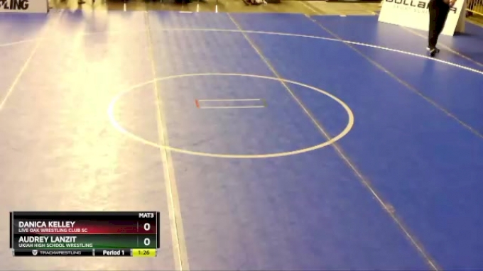 127 lbs Semifinal - Audrey Lanzit, Ukiah High School Wrestling vs ...