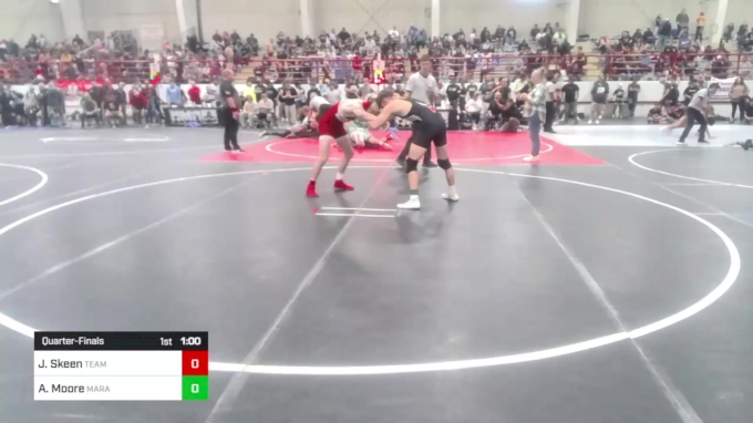 132 lbs Quarterfinal - Jaysen Skeen, Team Grand Valley Elite vs Adrian ...