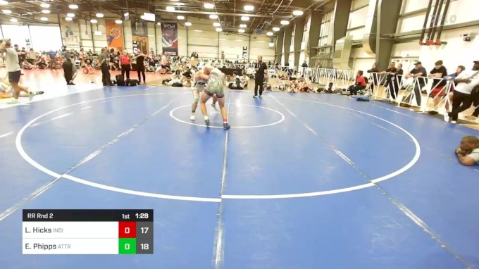 182 lbs Rr Rnd 2 - Landon Hicks, Indiana Outlaws White vs Easton Phipps ...