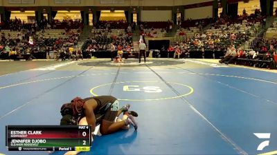 135 lbs Round 2 - Esther Clark, Northwest vs Jennifer Djobo, Eleanor ...