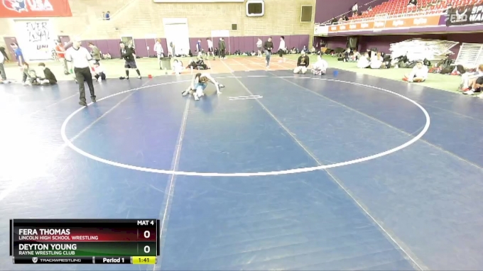 G109-116 lbs Round 2 - Fera Thomas, Lincoln High School Wrestling vs ...