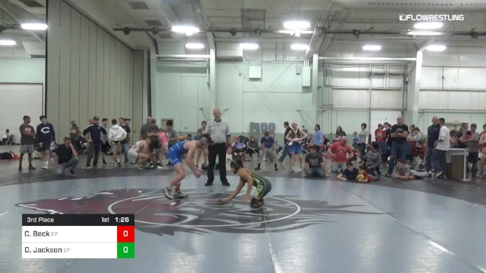 105 lbs 3rd Place - Connor Beck, EP vs Deven Jackson, EP