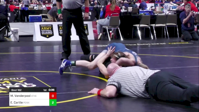 114 lbs Consi Of 16 #2 - Mason Vanderpool, Athens vs Erik Carlile ...