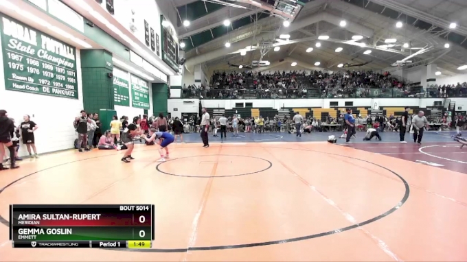 124 lbs Champ. Round 1 - Gemma Goslin, Emmett vs Amira Sultan-Rupert ...