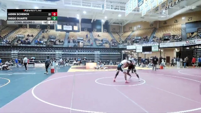 174 lbs Cons. Round 2 - Diego Duarte, Adams State vs Aiden Schenck ...