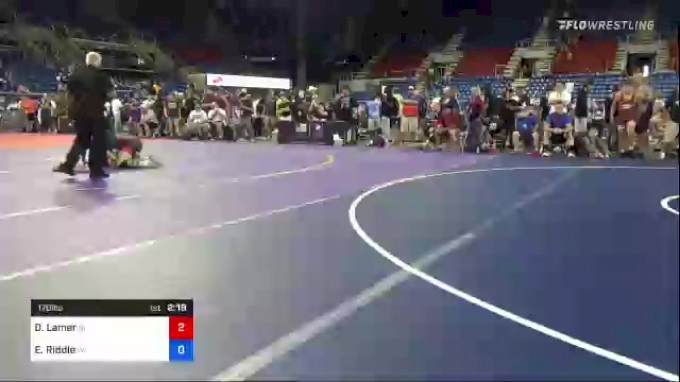 170 lbs Round Of 16 - Daschle Lamer, Oregon vs Ethan Riddle, Wisconsin